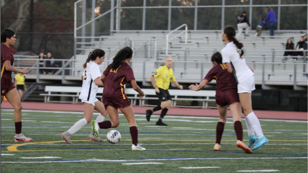 Girls Soccer Overwhelmed by Menlo in 2-0 Loss - M-A Chronicle